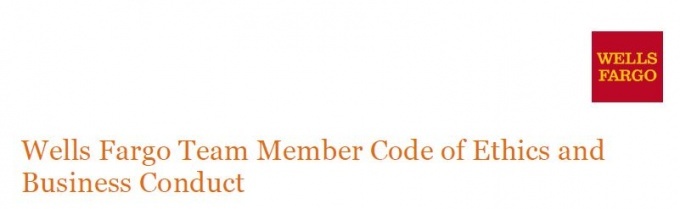 Wells Fargo-Team Member Code of Ethics - DealSite경제TV